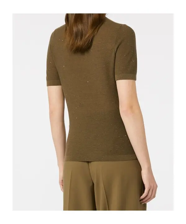 Max Mara Short-sleeved Knit Pullover