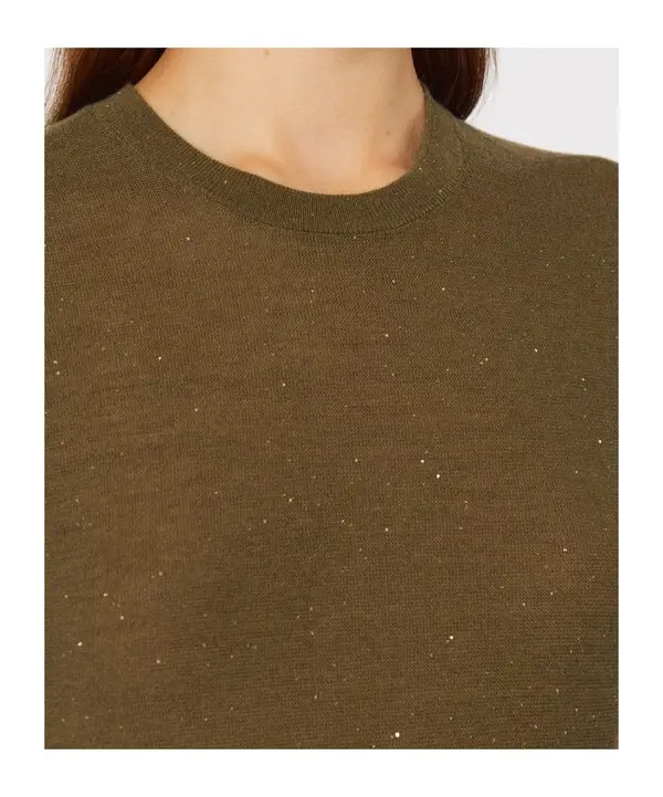 Max Mara Short-sleeved Knit Pullover