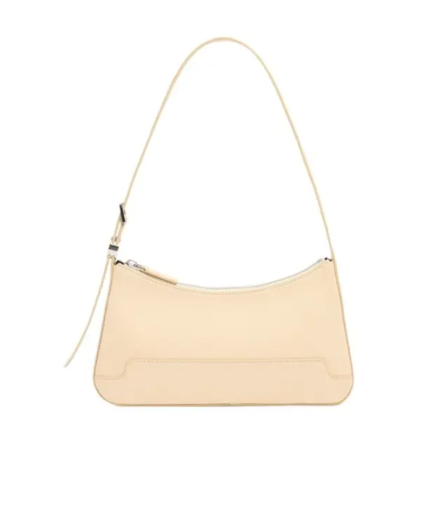 Marni Dot Leather Shoulder Bag - Nude