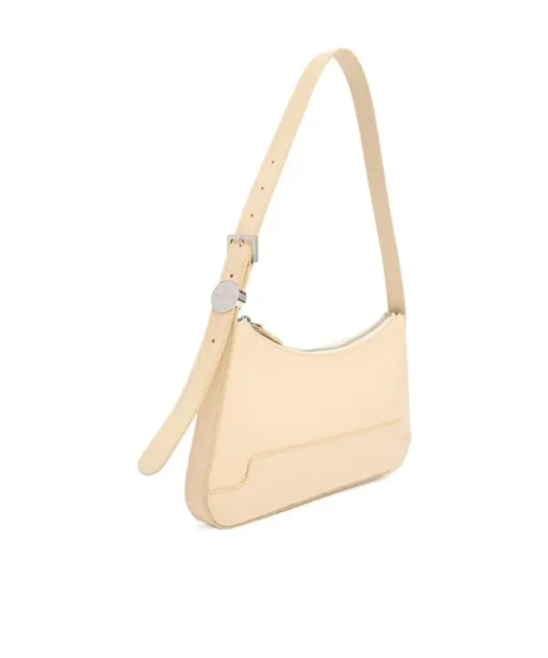 Marni Dot Leather Shoulder Bag - Nude