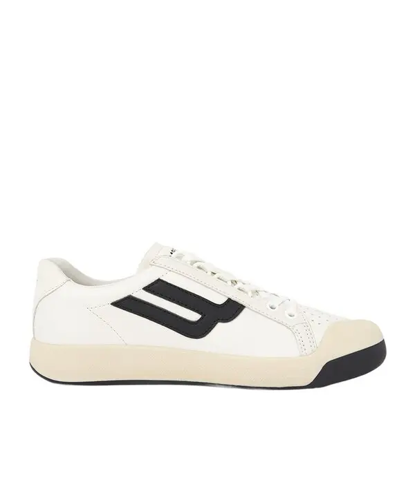 Bally Low-top Round-toe Sneakers With "competition" Detailing - White