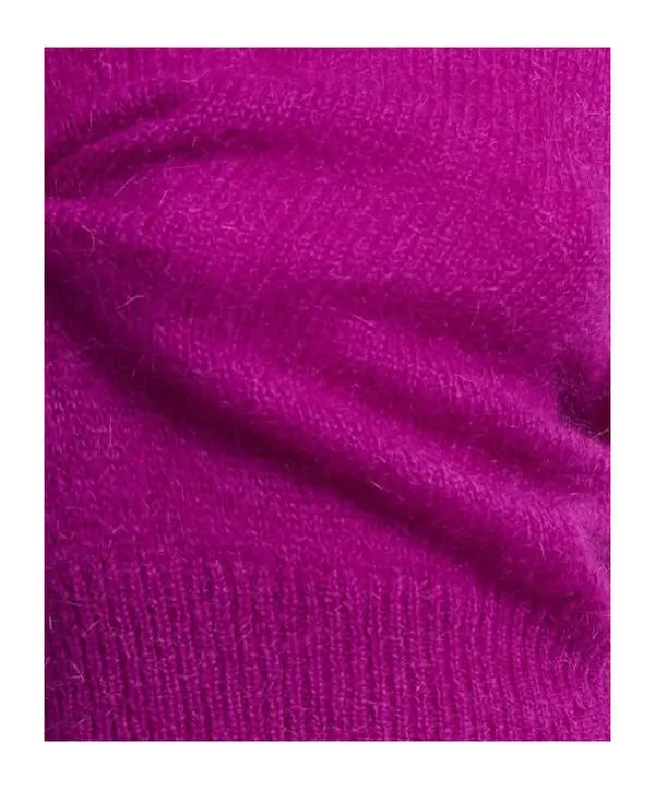 Dries Van Noten Virgin Wool Turtleneck Sweater - Purple
