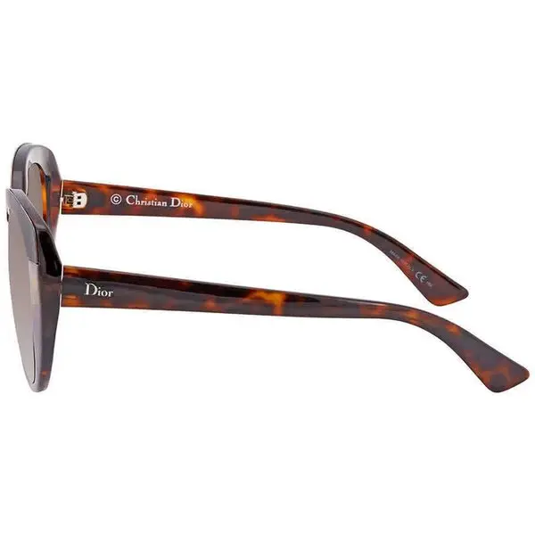 Dior Tortoiseshell Logo Cat Eye Sunglasses