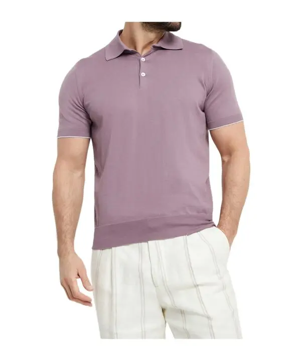 Brunello Cucinelli Cotton Polo Jumper
