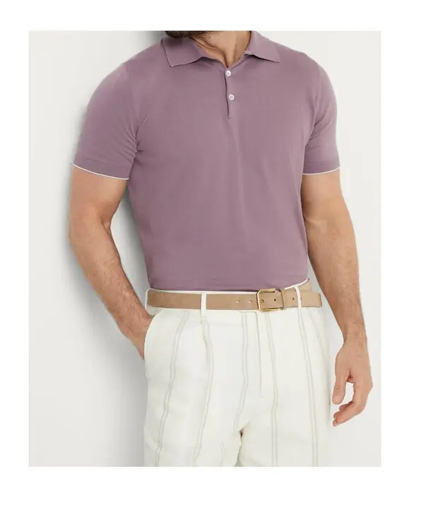 Brunello Cucinelli Cotton Polo Jumper