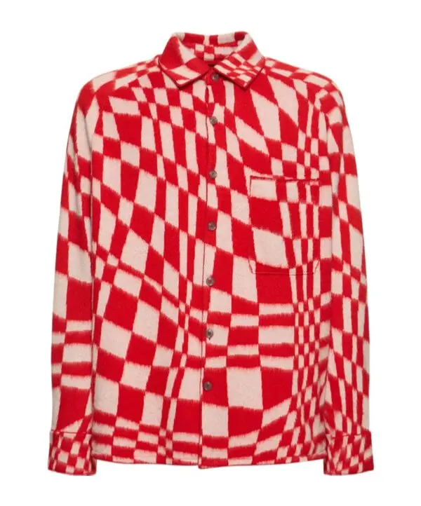 Zegna Brushed Cashmere Silk Shirt