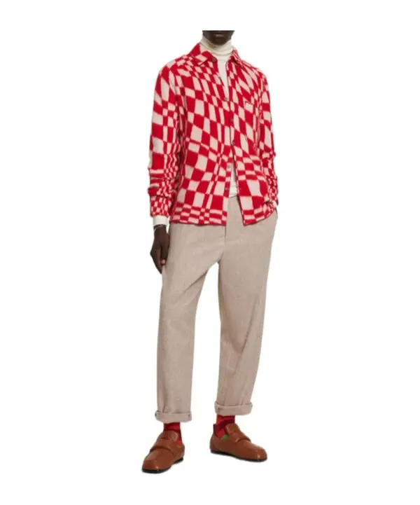 Zegna Brushed Cashmere Silk Shirt