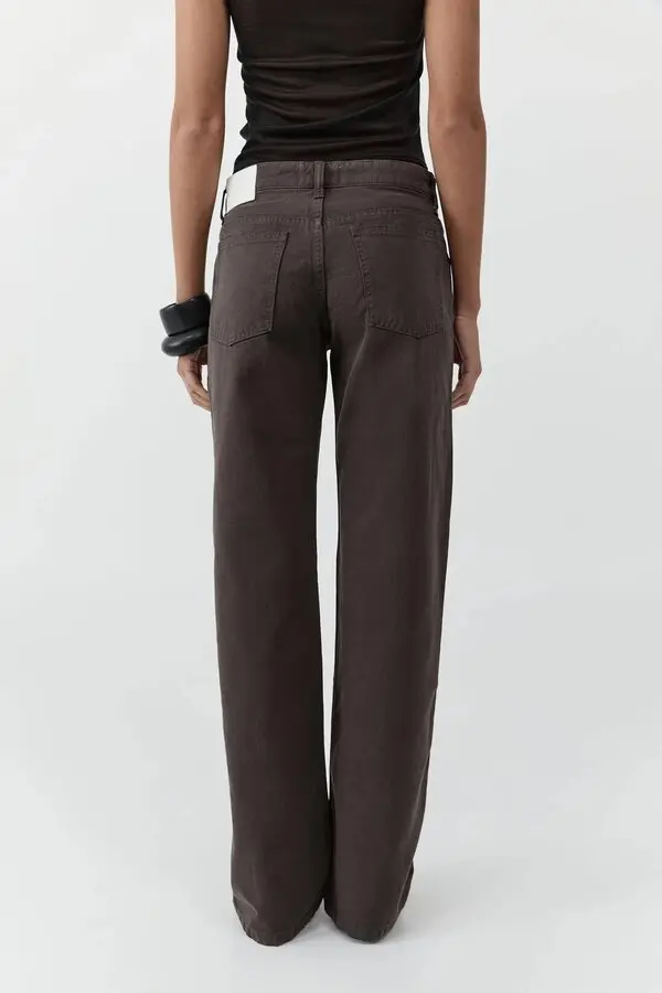 ST. AGNI Belt Loop Jeans - Taupe