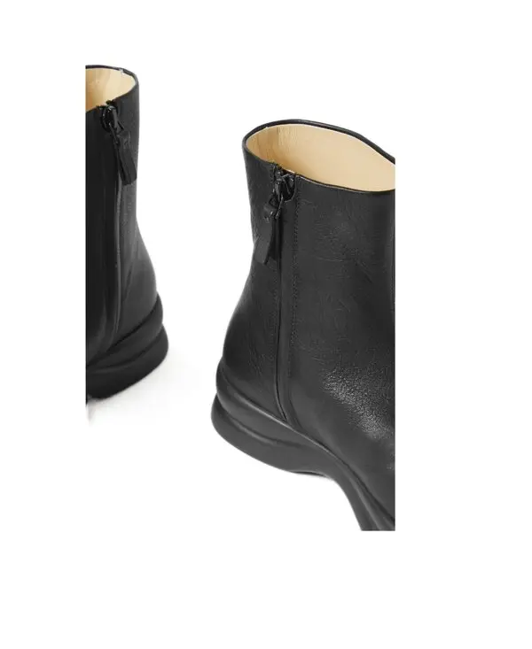THE ROW Round-headed Ankle Boots