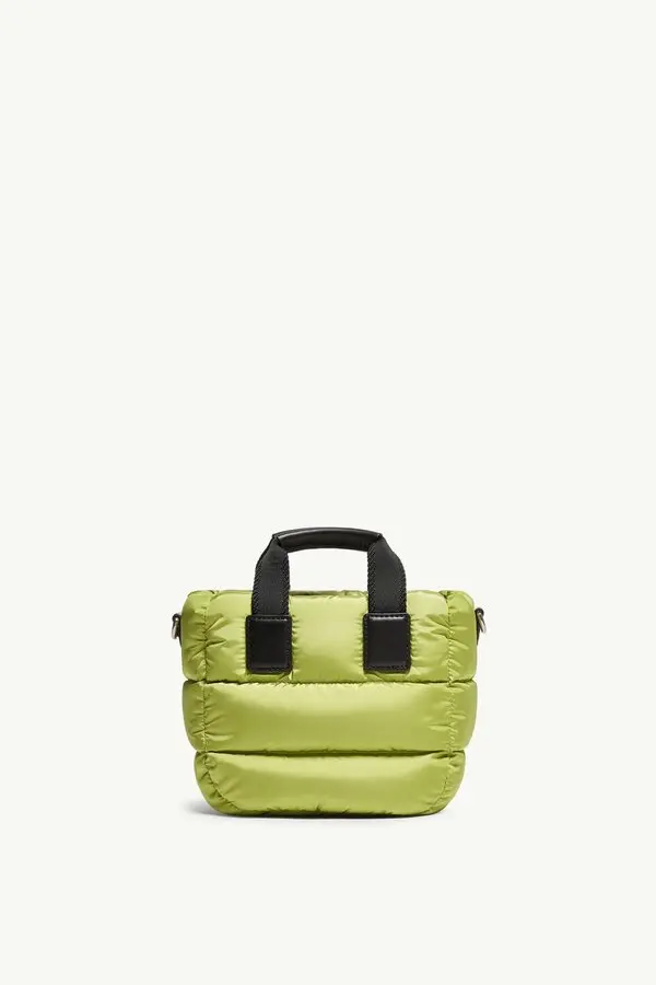 Moncler Caradoc Water-repellent Micro Tote Bag - Lime Green