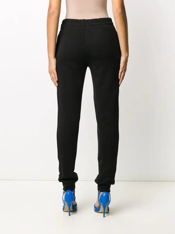 Moschino Printed Joggers - Black