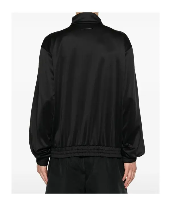 MAISON MARGIELA Logo Embroidered High-neck Sweatshirt
