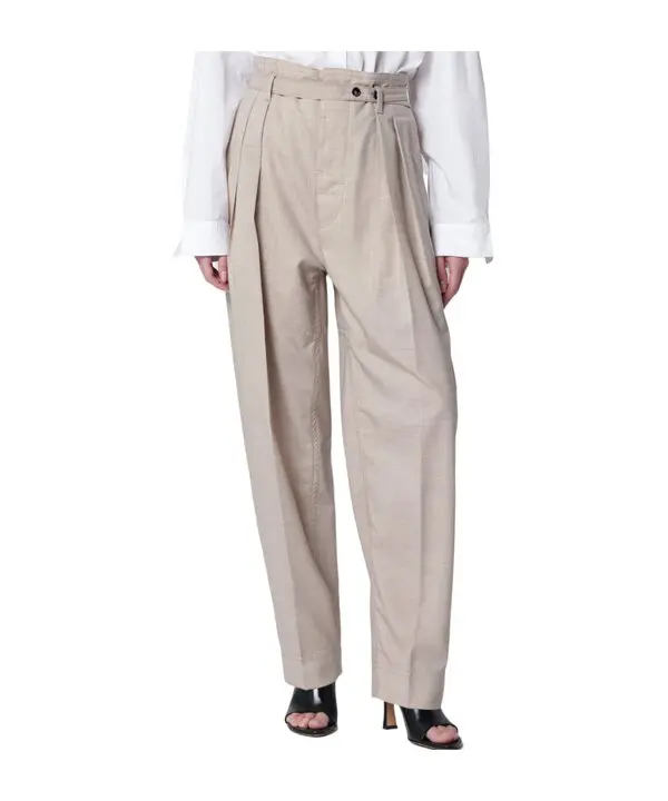 Bottega Veneta High-waisted Belted Trousers
