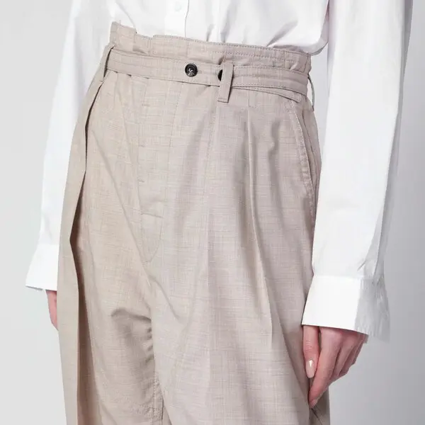 Bottega Veneta High-waisted Belted Trousers