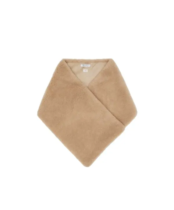 Max Mara Solid Color Scarf - Nude