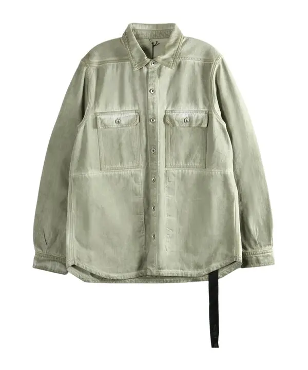 Rick Owens Button-up Denim Shirt - Nude