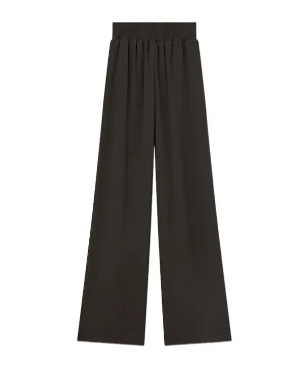 JOSEPH Nour Twill Satin Trousers - Cocoa