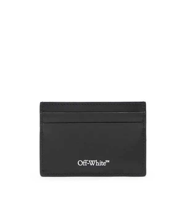 Off-White Logo-print Leather Card Case