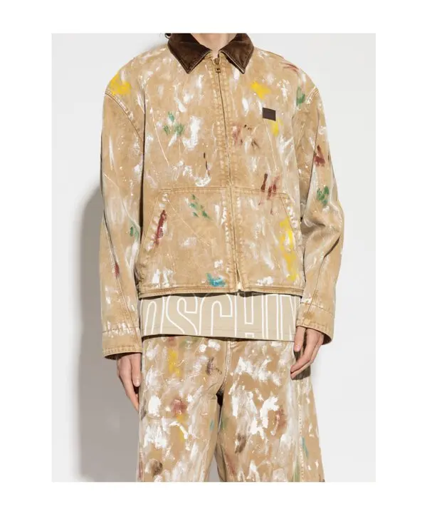 Moschino Long-sleeved Denim Jacket