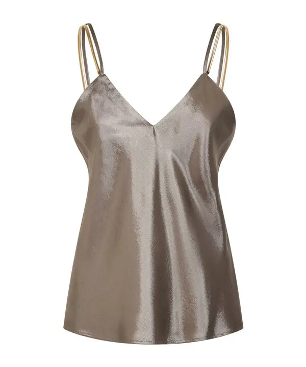 Max Mara Sleeveless V-neck Top