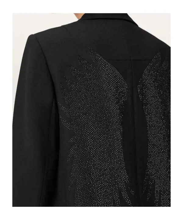 ALLSAINTS Ottie Embellished Single-breasted Blazer