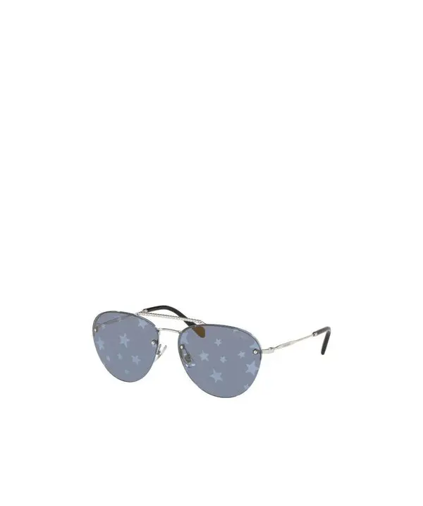 Miu Miu Aviator Sunglasses With Logo Detail