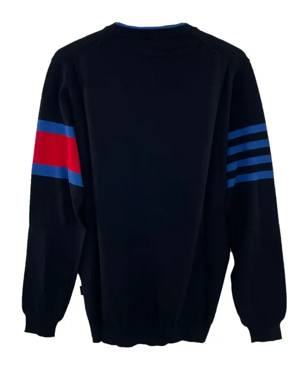 Moschino Long-sleeved Sweater With Striped Sleeves