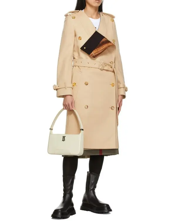 Burberry Double-breasted Trench Coat - Light Brown