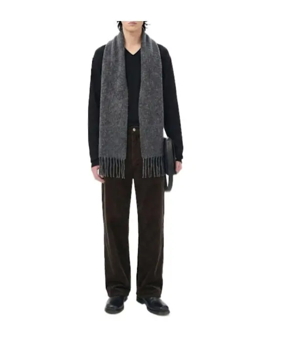 Our Legacy Alpaca Blend Scarf - Black
