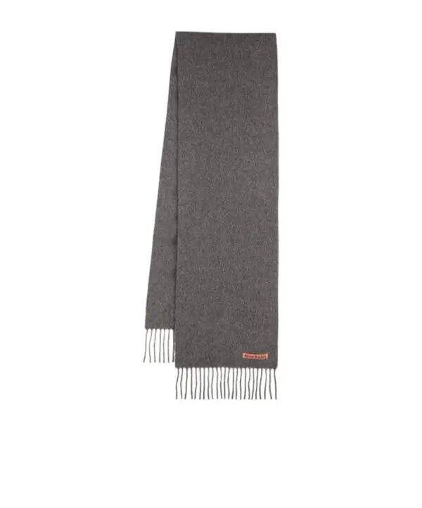 Acne Studios Fringed Scarf - Grey