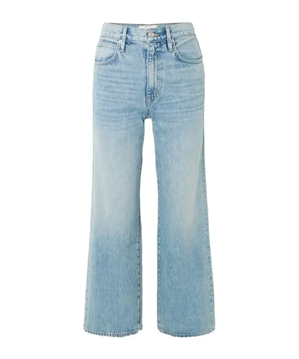 SLVRLAKE Grace High-rise Wide-leg Jeans - Light Denim Blue