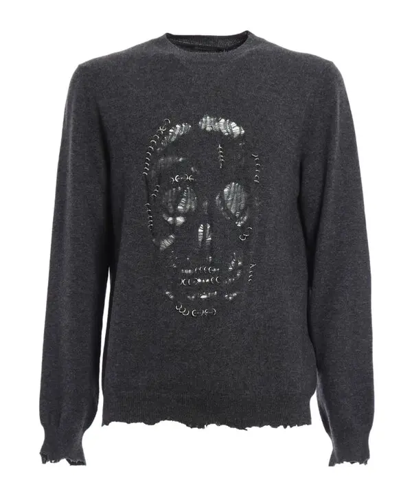 Alexander McQueen Skull Punk Piercing Sweater