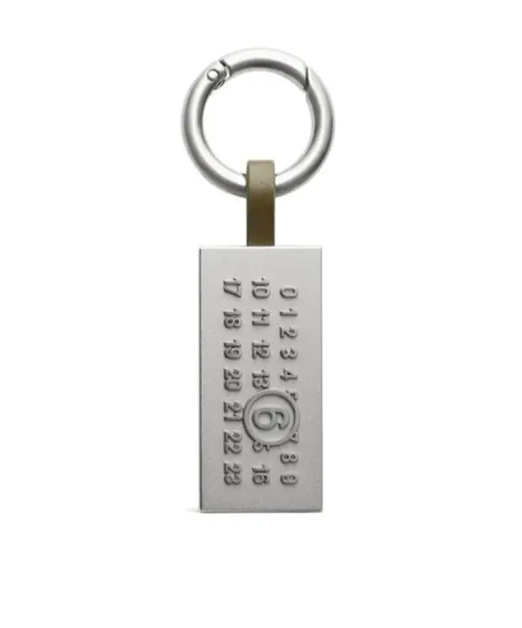 MAISON MARGIELA Numeric Logo Keyring