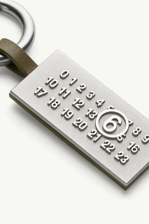 MAISON MARGIELA Numeric Logo Keyring
