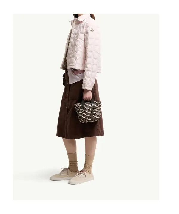 Moncler Crochet Micro Tote Bag - Black