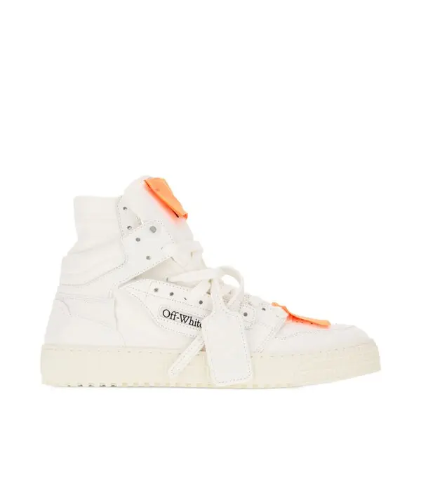 Off-White Arrows Zip-tie High Top Sneakers - White