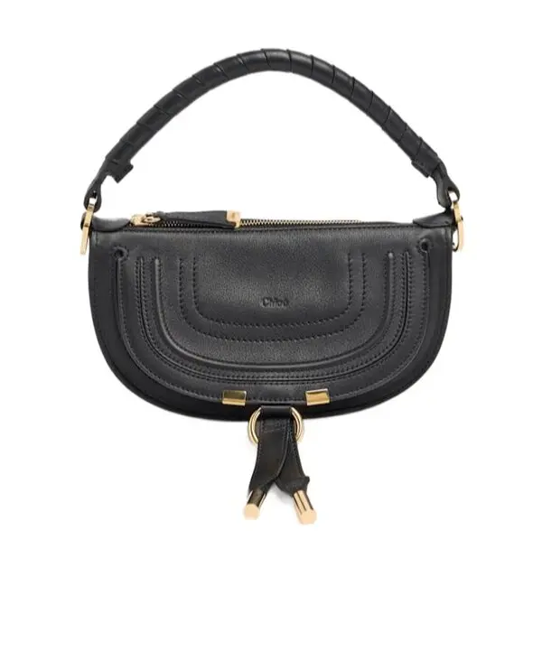 Chloé Medium Marcie Smooth Leather Bag - Black