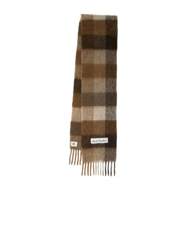 Acne Studios Alpaca Blend Scarf - Brown