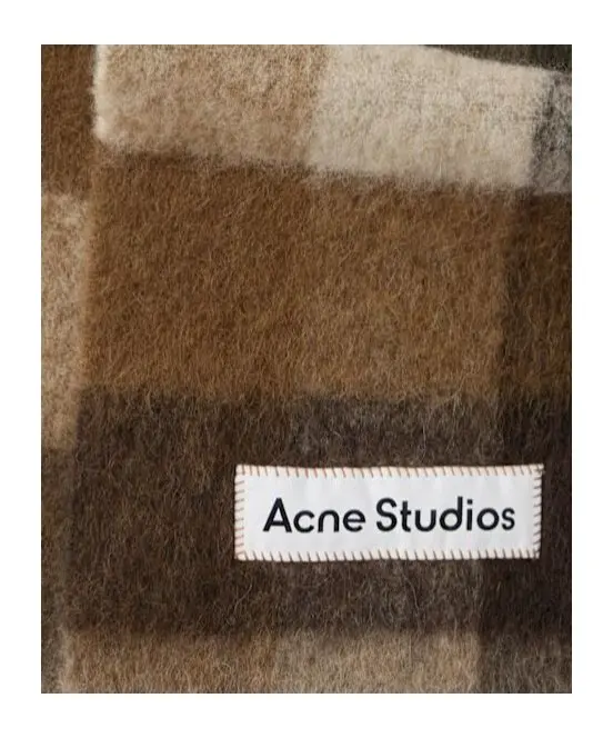 Acne Studios Alpaca Blend Scarf - Brown