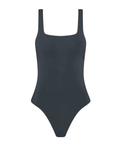 ST. AGNI Sleeveless One-piece Swimsuit - Graphite Color