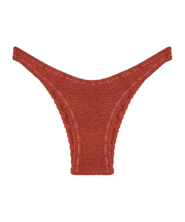 REINA OLGA Ginny Ruched Bikini Bottoms