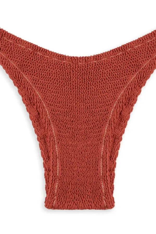 REINA OLGA Ginny Ruched Bikini Bottoms