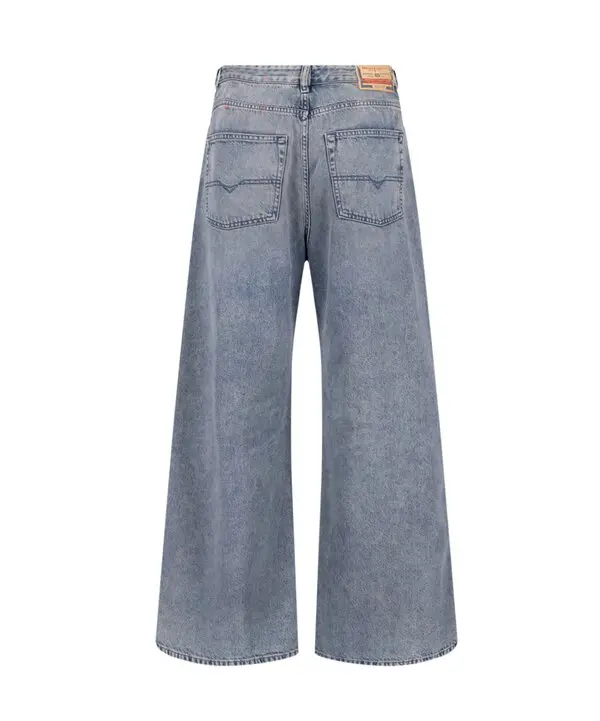 DIESEL® High-rise Wide-leg Jeans
