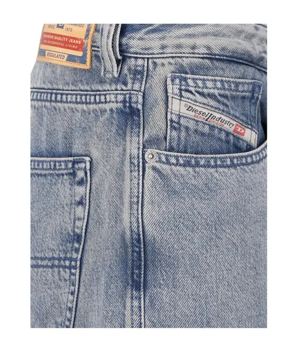 DIESEL® High-rise Wide-leg Jeans