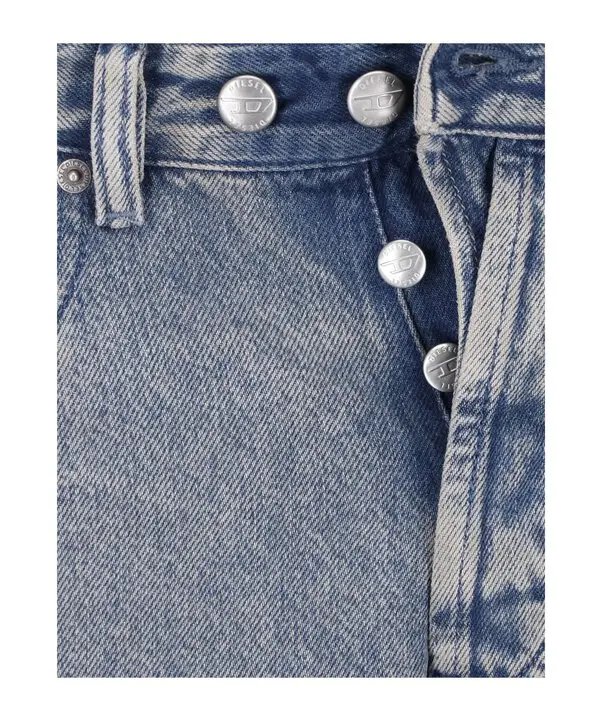 DIESEL® High-rise Wide-leg Jeans