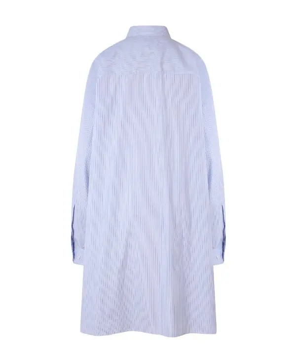 MAISON MARGIELA Striped Button-up Oversized Shirt