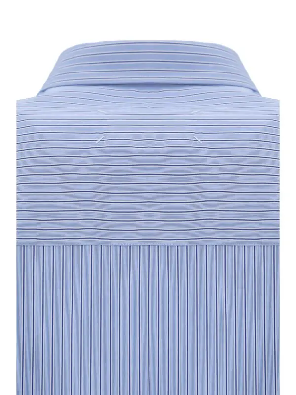 MAISON MARGIELA Striped Button-up Oversized Shirt