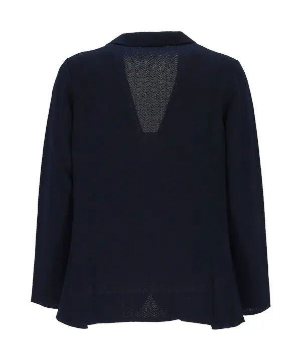 LARDINI Textured Single-breasted Blazer - Black