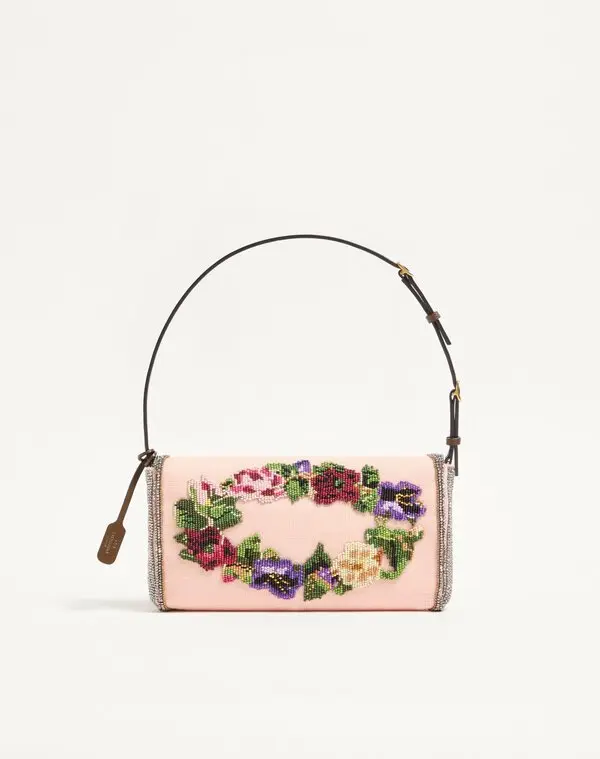 Valentino Garavani Small Shoulder Bag - Nude