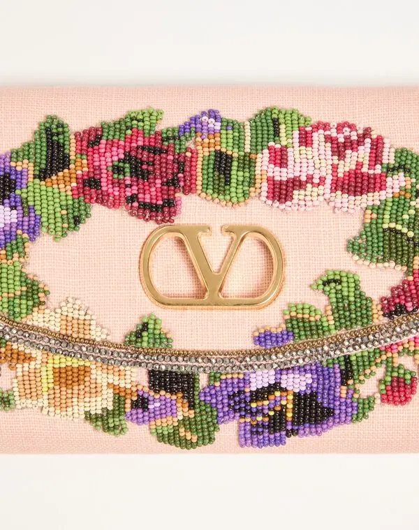 Valentino Garavani Small Shoulder Bag - Nude